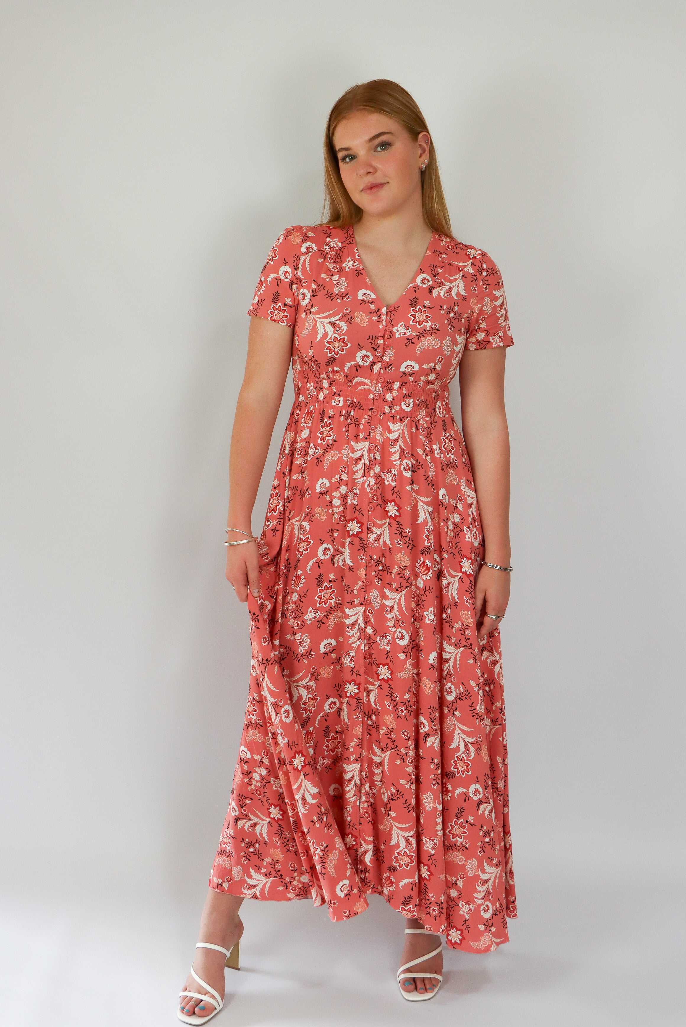 Rosalind Floral Maxi Dress I Summer wear I Australia – WHYTE OAK